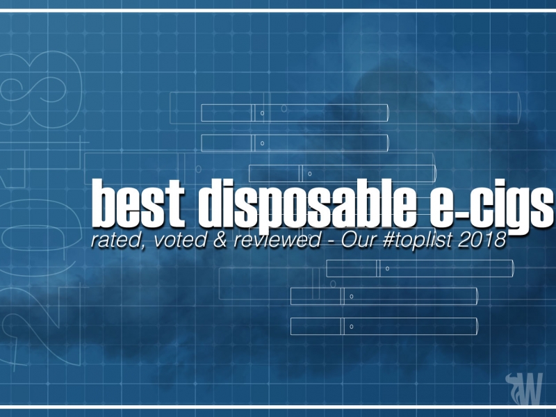 10 Best Disposable E-Cigs - TOP one time use Ecigs (updated 2020)